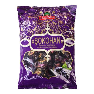 买1送1黑莓味巧克力夹心糖500g