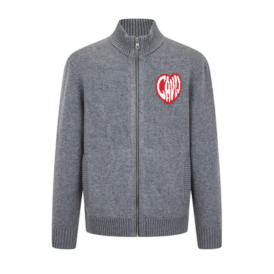 Cavalli Class卡沃利男女同款秋冬提花修身休闲立领夹克衫外套