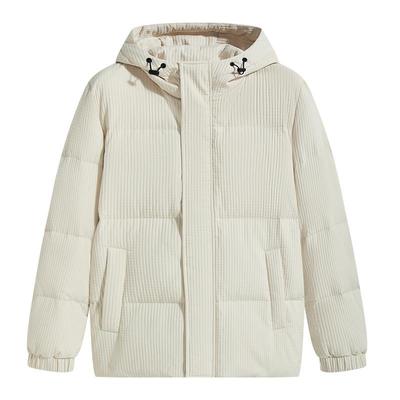 【白鸭绒】ZIOZIA男士休闲短款羽绒服男冬季穿搭保暖连帽外套