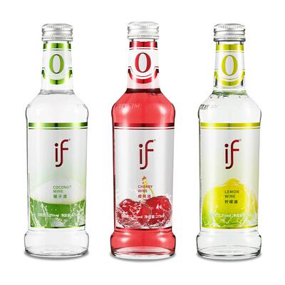 if果酒微醺椰子酒樱桃酒柠檬酒275ml*6瓶女士低度甜酒鸡尾酒果酒