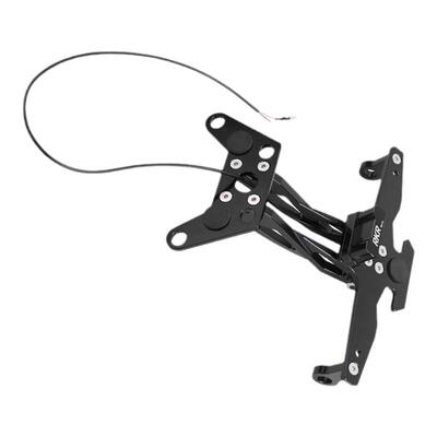 RKR摩托车改装配件车牌架灯车牌灯短尾牌照支架灯LDE灯泡铝合金款