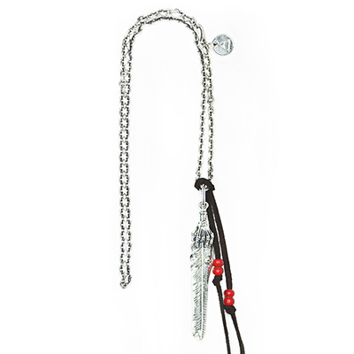 原创羽毛Dabomb不锈钢吊坠男