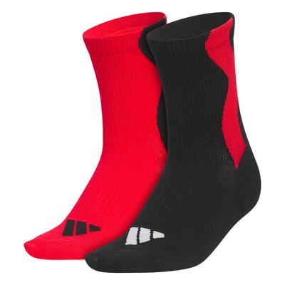 阿迪达斯男女大童两双装抗菌袜子