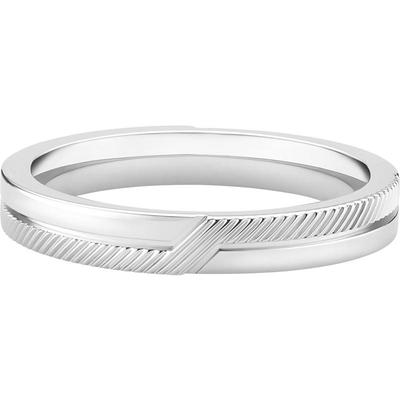 白金DeBeers结婚戒指