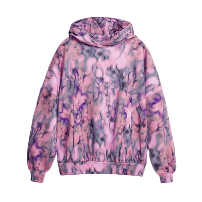 Desigual【Collina Strada联名】粉色花卉印花女士卫衣