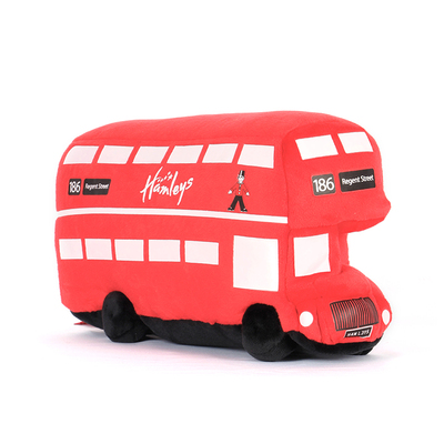 【薛之谦同款】哈姆雷斯Hamleys伦敦巴士玩偶毛绒汽车公仔抱枕