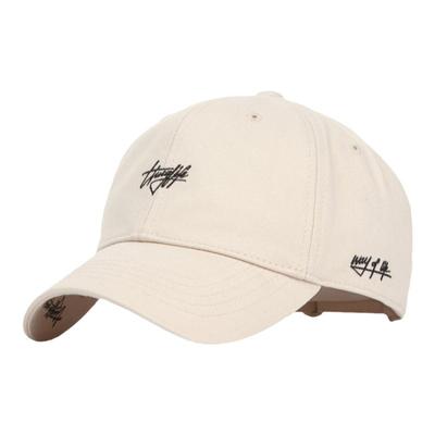 韩国大号时尚风字母弯檐棒球帽子