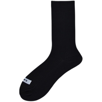 D.M商务休闲男棉男袜中筒袜