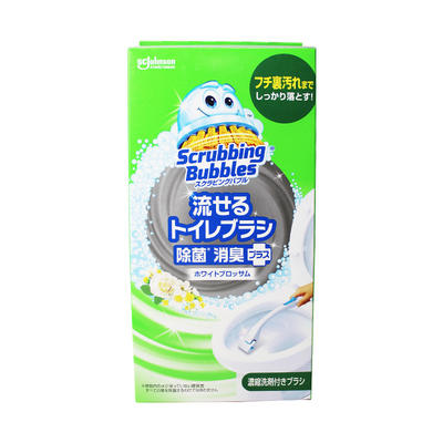 庄臣一次性马桶刷含洁厕剂替换刷