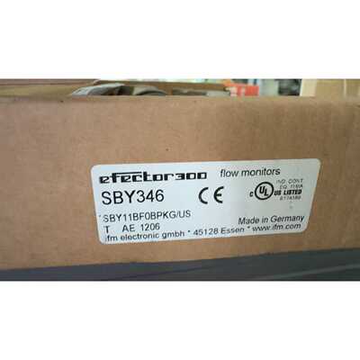 下单前咨询全新原装IFM易福门流量传感器 SBG346