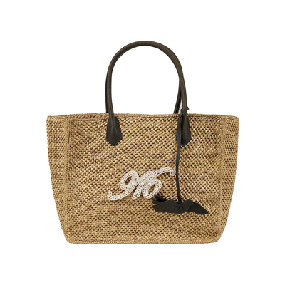 GOODBAI 916 仿珍珠绣花手工编织手提包