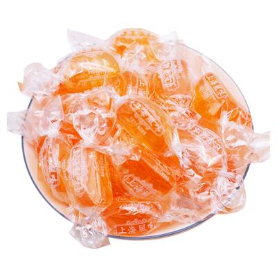 小书包上海风味橘子硬糖5斤水果味喜糖果过年怀旧零食童年桔子糖