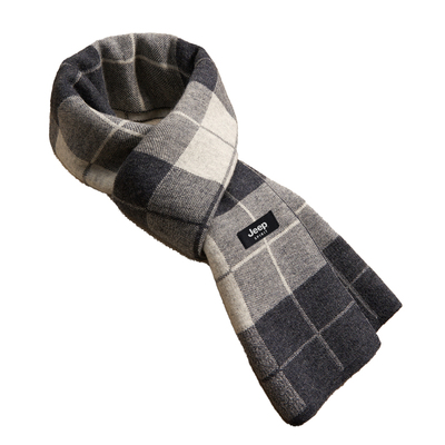 围巾男士秋冬季2025新款加绒加厚