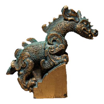 流失海外的国宝古燕国青铜翼龙摆件 国宝回家 逃出大英博物馆河北