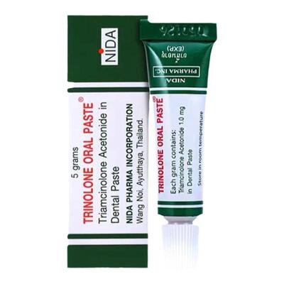 泰国口腔溃疡药膏专用药nida戴挪伦药凝胶舌头起泡溃疡软膏5g原装