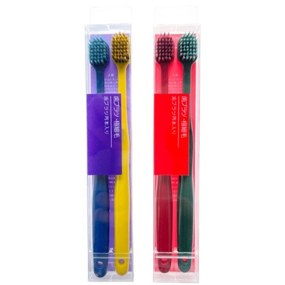 纳米超细宽头通用家庭装牙刷日韩