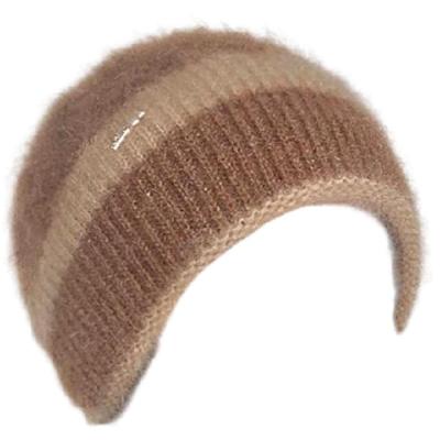 2025新款洋气百搭双拼色妈妈帽子