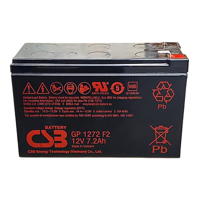 CSB蓄电池GP1272F2 HR1234W 12360 12460电梯应急APC主机内置电池