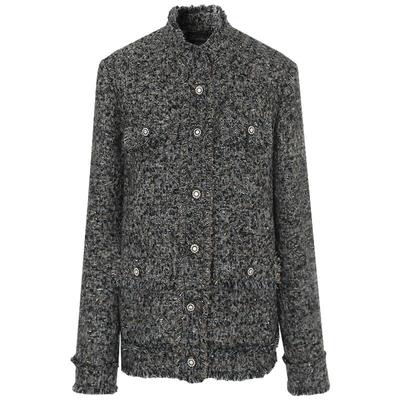 软糯羊毛亮丝毛呢外套