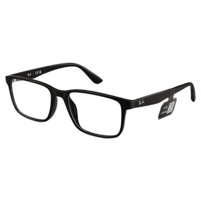 RayBan雷朋眼镜框男款时尚黑框款轻盈舒适可配近视眼镜架0RX7241D