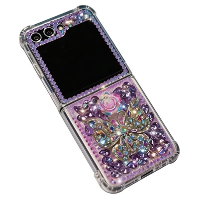 ZFlip7ButterflyFlowerCASE