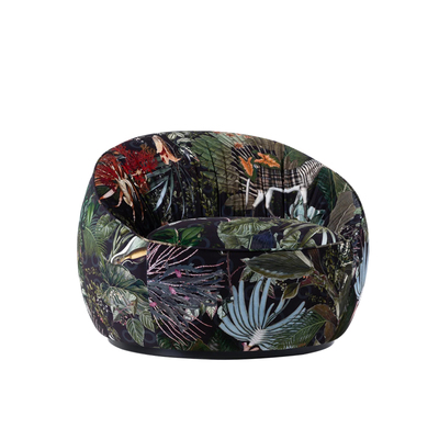 舒适意式布艺款休闲椅