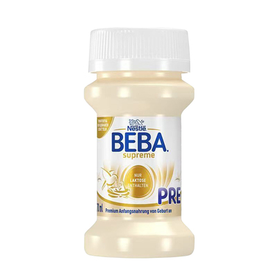 雀巢BEBA贝巴至尊婴幼儿配方6HMO PRE段液态液体水奶70ml32瓶