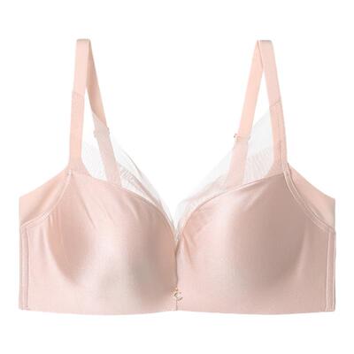红色文胸comfit无钢托收副乳光面