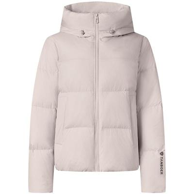 坦博尔冬短款连帽羽绒服外套时尚