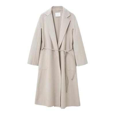 羊毛长款大衣OVV双面呢