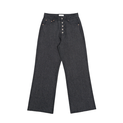 TBR五连扣原牛宽松直筒牛仔裤子