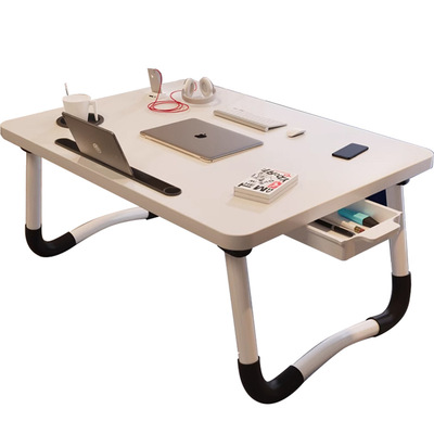 可折叠床上小桌子学习书桌笔记本电脑桌支架懒人卧室飘窗桌坑几大学生宿舍学生写字小桌板儿童看书课桌膝上桌