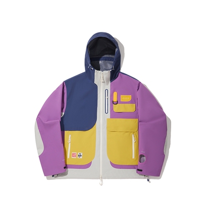 CHUMS联名复古百搭男女款舒适宽松连帽拉链休闲夹克运动外