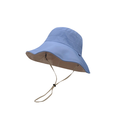 防晒帽女夏季双面百搭渔夫帽大檐