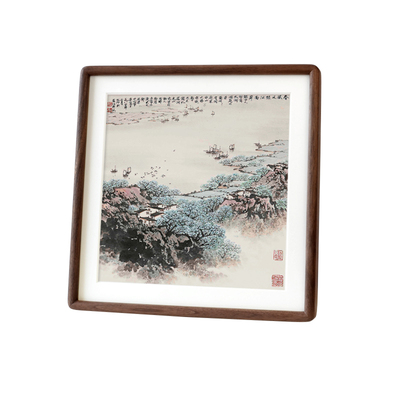 进口实木斗方实木新中式