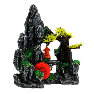 鱼缸造景摆件假山石头装饰小景观石真鱼池2026新款造型盆景风景石