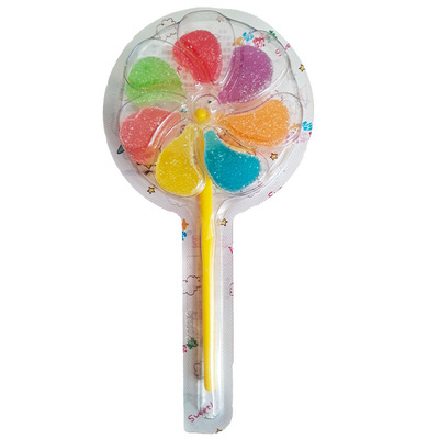 乐满屋七彩旋转大风车软糖