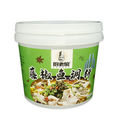厨老倌藤椒鱼调料3kg餐饮商用青花椒鱼底料麻辣水煮藤椒鱼专用料