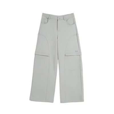 EDGII2025早春新品宽松直筒裤女