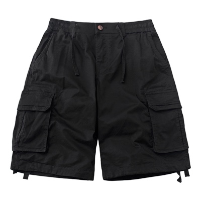 NBW男军绿工装五分短裤弹力