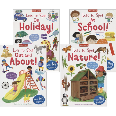 找找乐贴纸书儿童英语益智活动