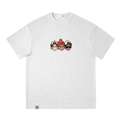 it izzue美式潮牌短袖t恤男女同款夏季纯棉字母印花宽松情侣半袖