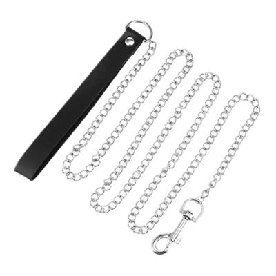 铃铛项圈带牵引绳女m颈带男s调教颈圈颈环项链狗脖圈choker情趣