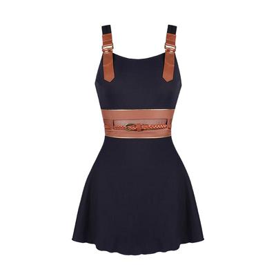 凯迪龙游泳衣性感保守遮肚三角式