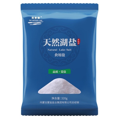 母亲湖天然湖盐320g未加碘0添加