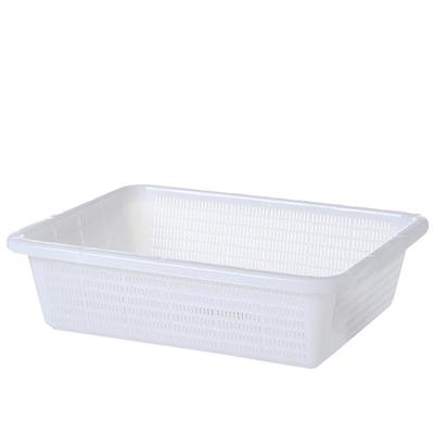 长方形红色框子加密塑料篮