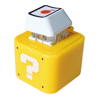 定制可录音创意diy键帽发光钥匙扣挂件公司文创周边个性解压玩具