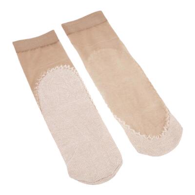 短丝袜子女棉底防滑夏季薄款肉色