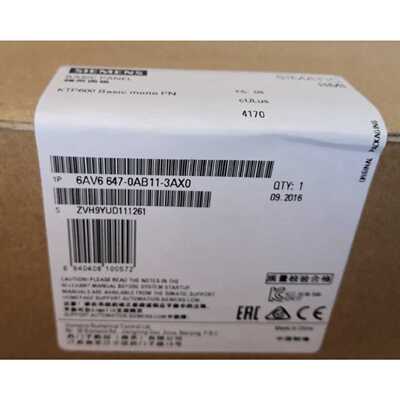 议价全新现货6AV66470AB113AX0西门子原装SIMATICHMIPanel精简面