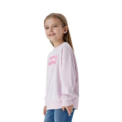 Levi's李维斯儿童装女童卫衣套头衫春秋款新品男童长袖运动上衣潮